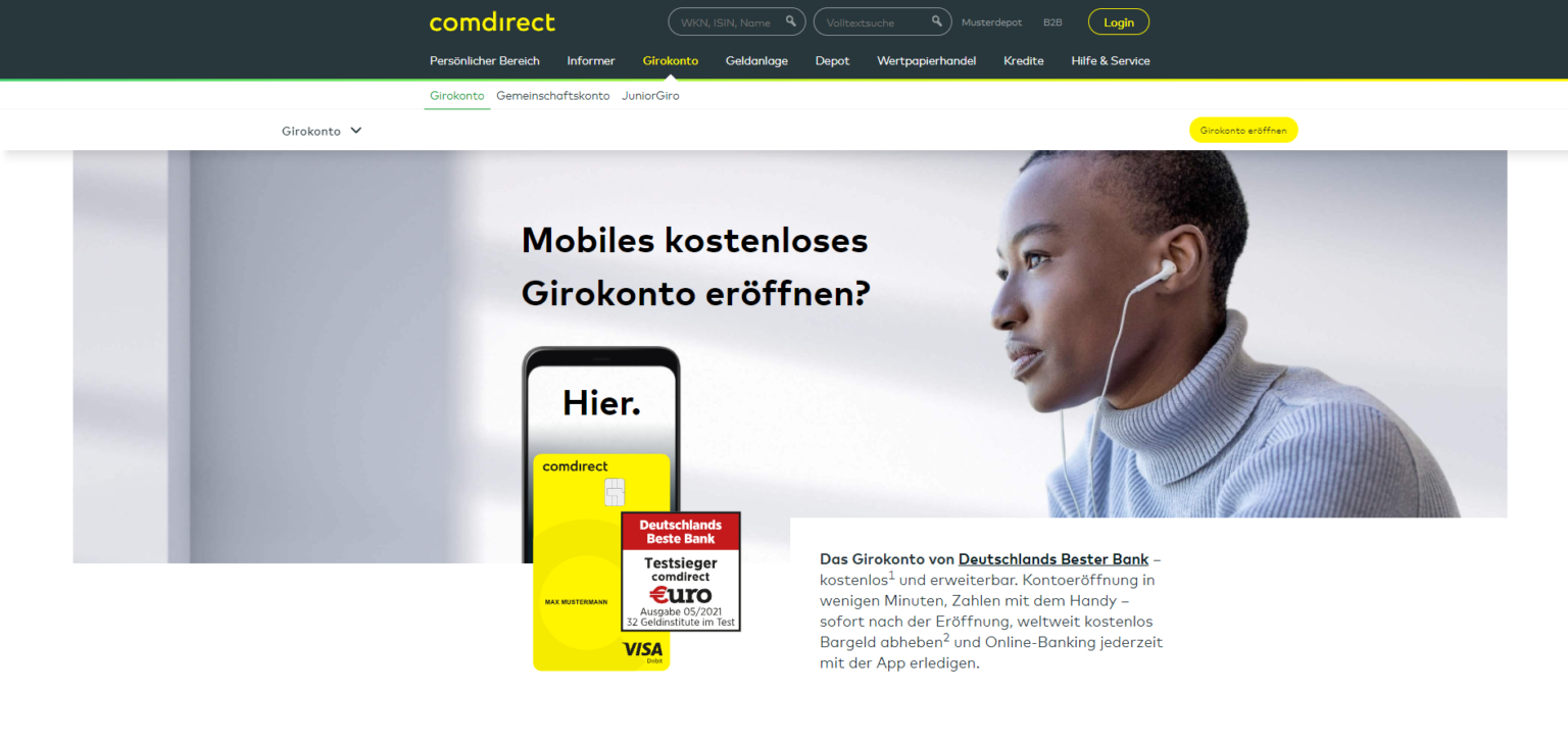 Comdirect Girokonto - Erfahrungen, Gebühren & Bonus 01/2023